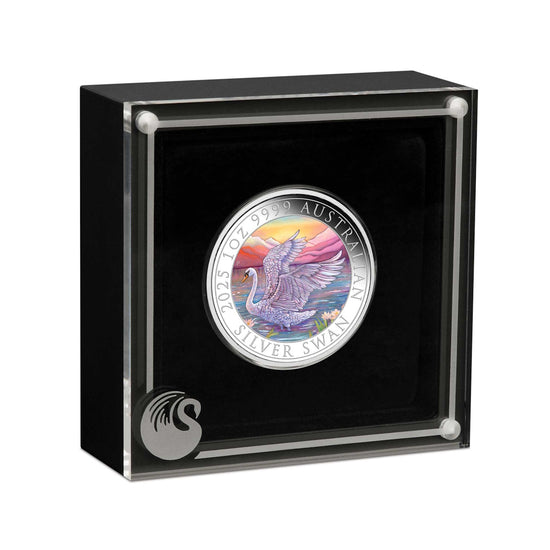 2025 Australian Swan 1oz Silver Coloured Coin – GoldenKoi